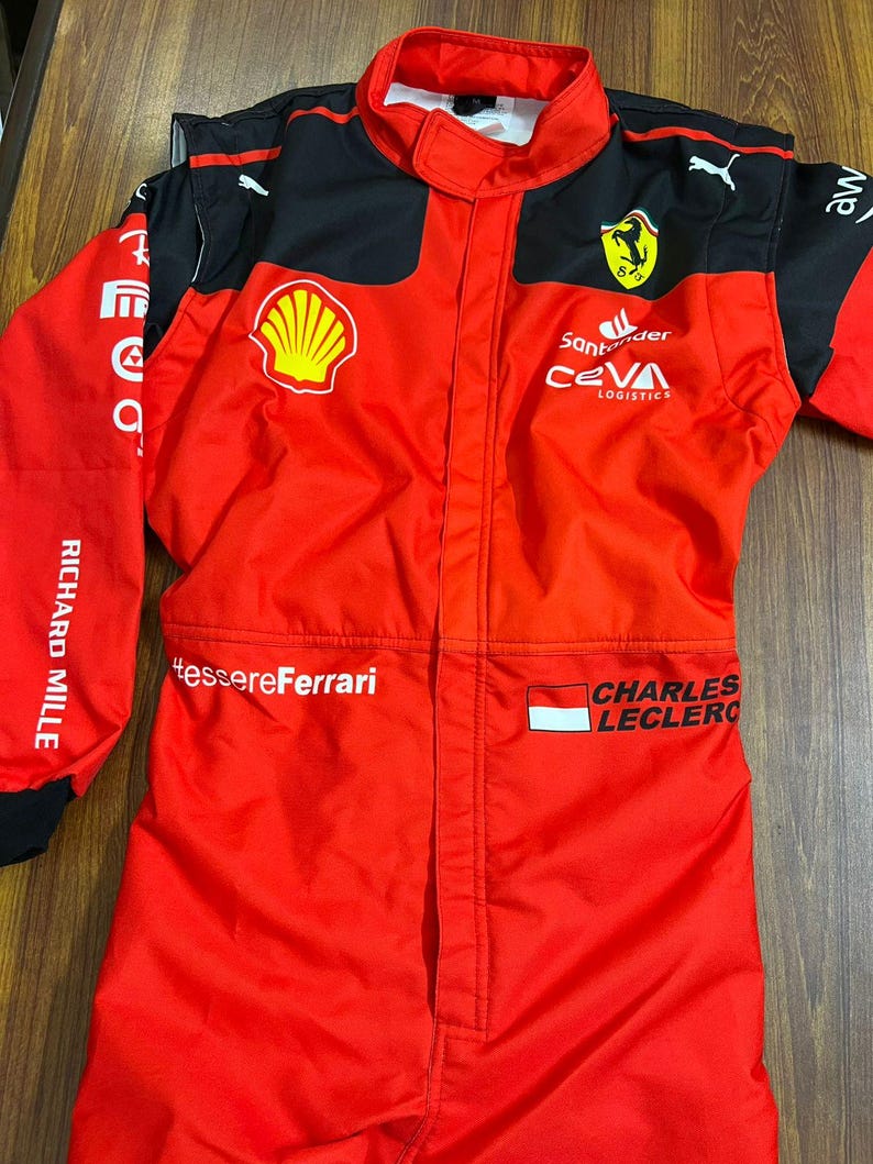 Ferrari Baby Boy Racer Kids Costume F1 Racing Go Karting Suit Race 2023 ...