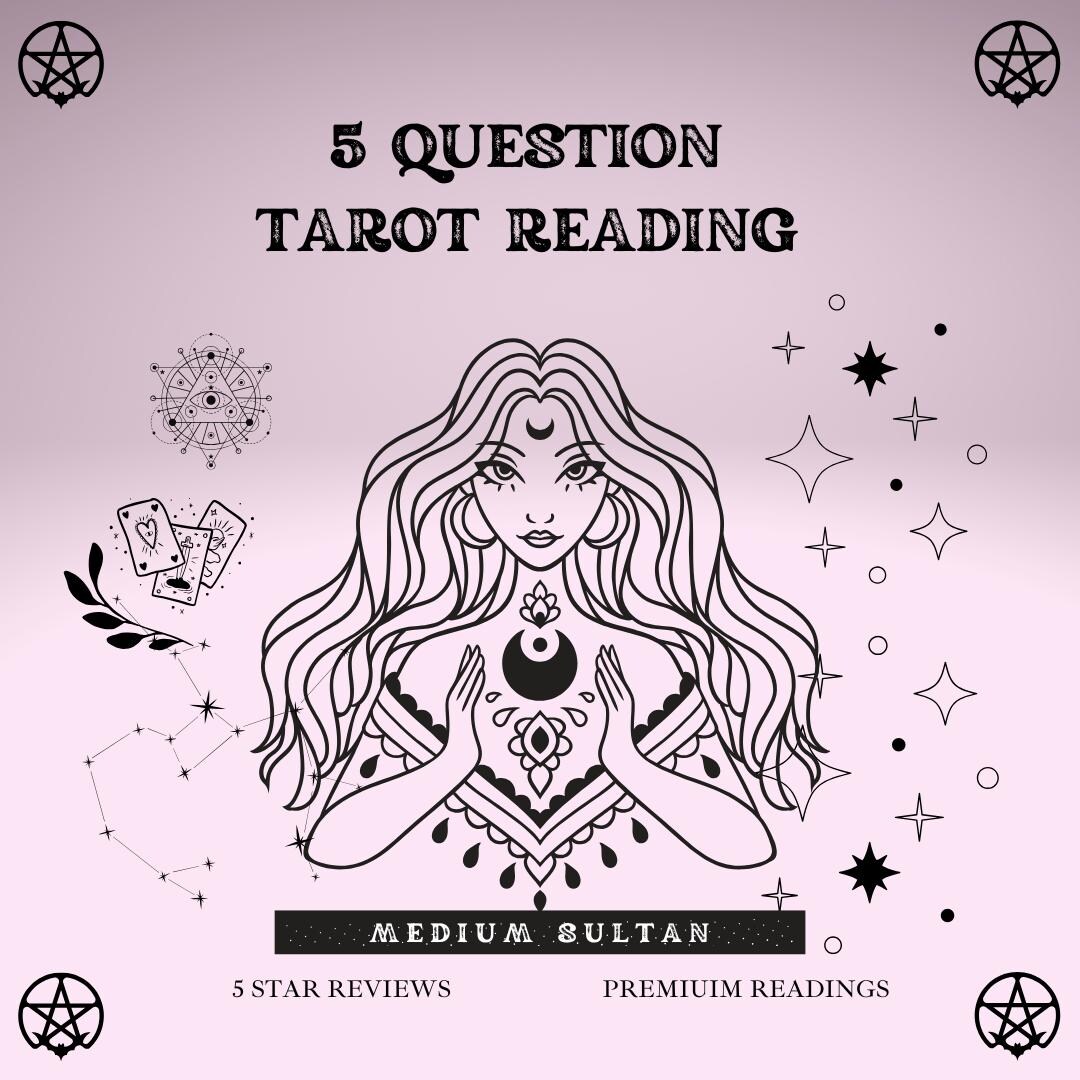 Leitura de Tarot em Áudio com 5 Perguntas - Etsy Portugal