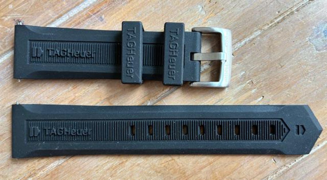 TAG Heuer Formula 1 Black, 3 Sizes, 20mm, 21.5mm, 22mm Watch Straps. - Etsy