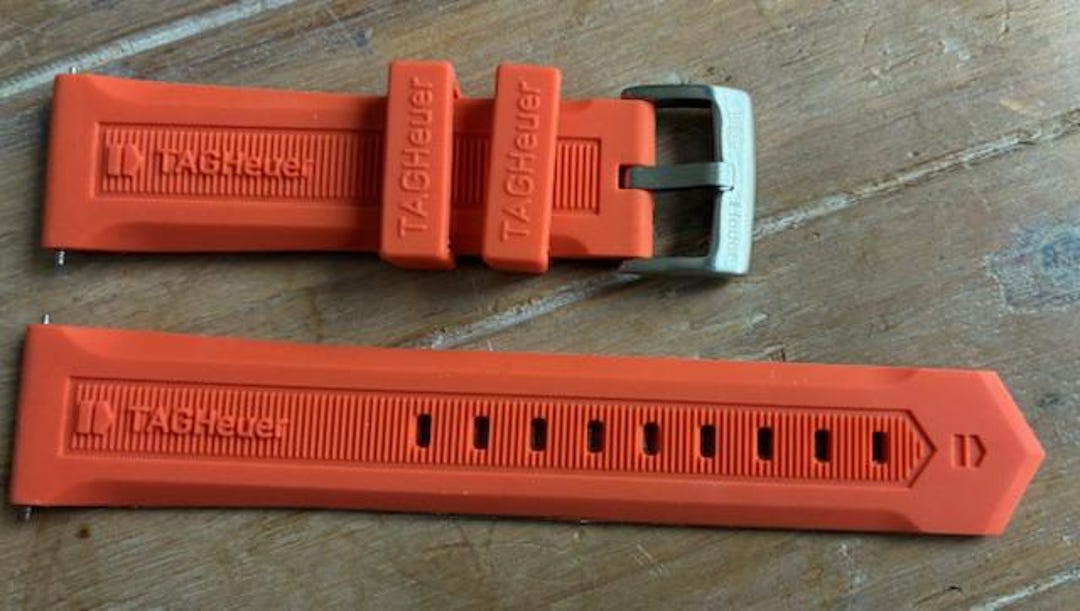 TAG Heuer Formula 1 Orange, 3 Sizes 20mm, 21.5mm, 22mm Watch Straps. - Etsy