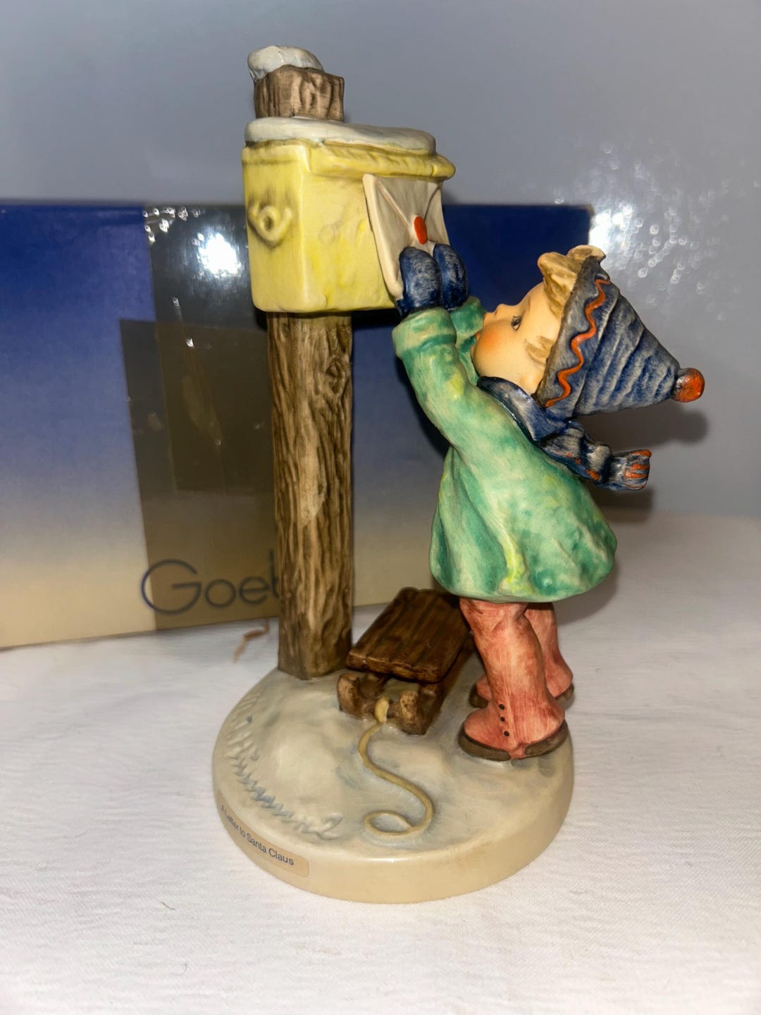 Excellent 7-1/4" Hummel Goebel 'A Letter to Santa Claus' Figurine (HUM ...