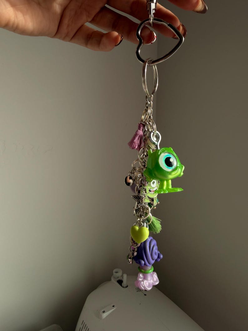 Doorables Mike Wazowski Keychain – Monsters, Inc. Charm - Etsy
