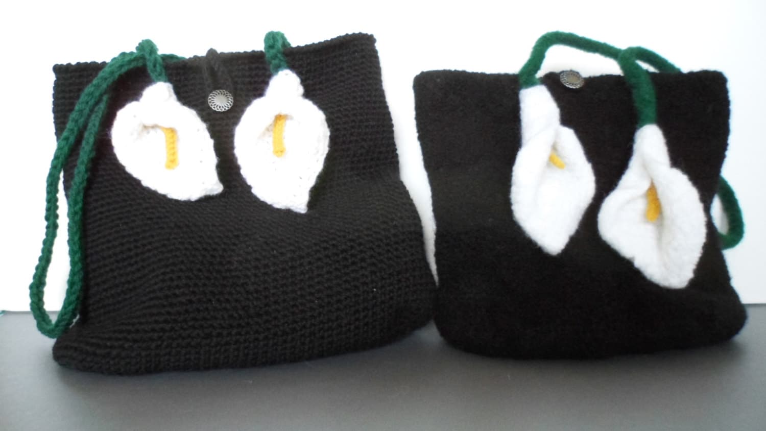 Crochet Pattern Calla Lily Flower Purse or Lariat With Optional Felting ...