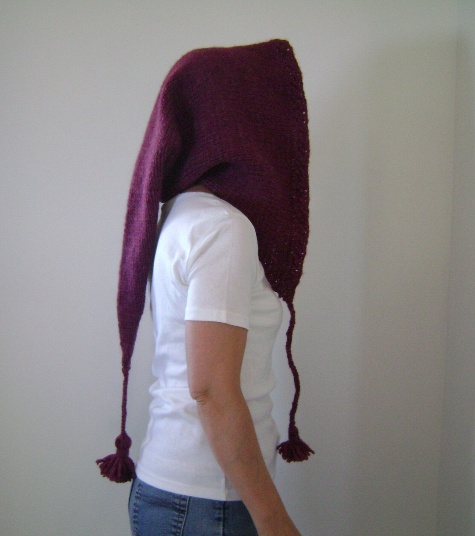 Knitted Elf Hood Pattern in Two Lengths | Etsy