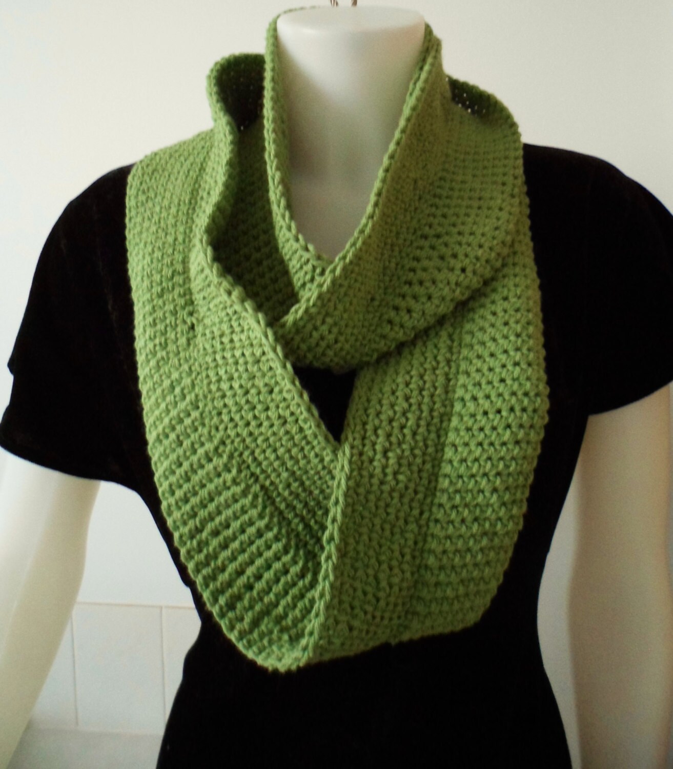 Crochet Pattern for Infinity or Mobius Loop Scarf in Single Crochet - Etsy