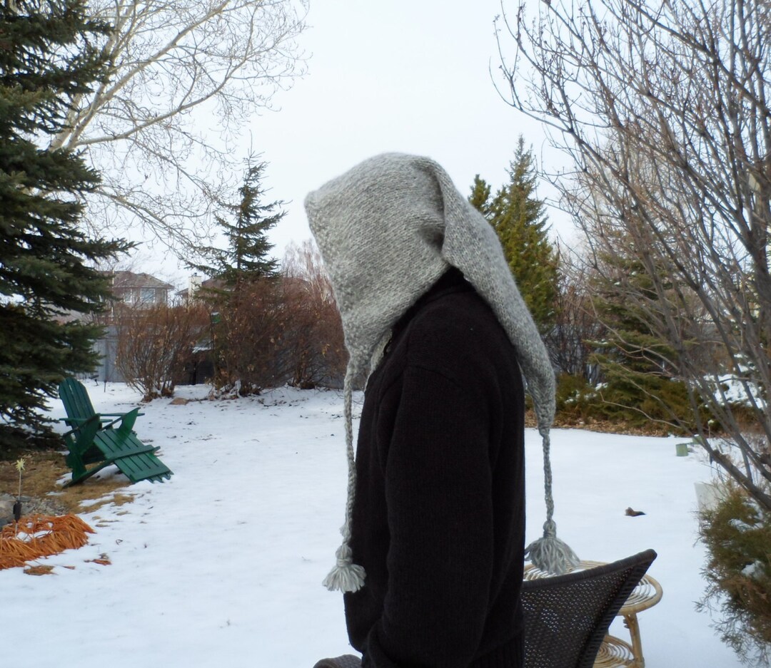 Knitted Elf Hood Pattern in Two Lengths - Etsy