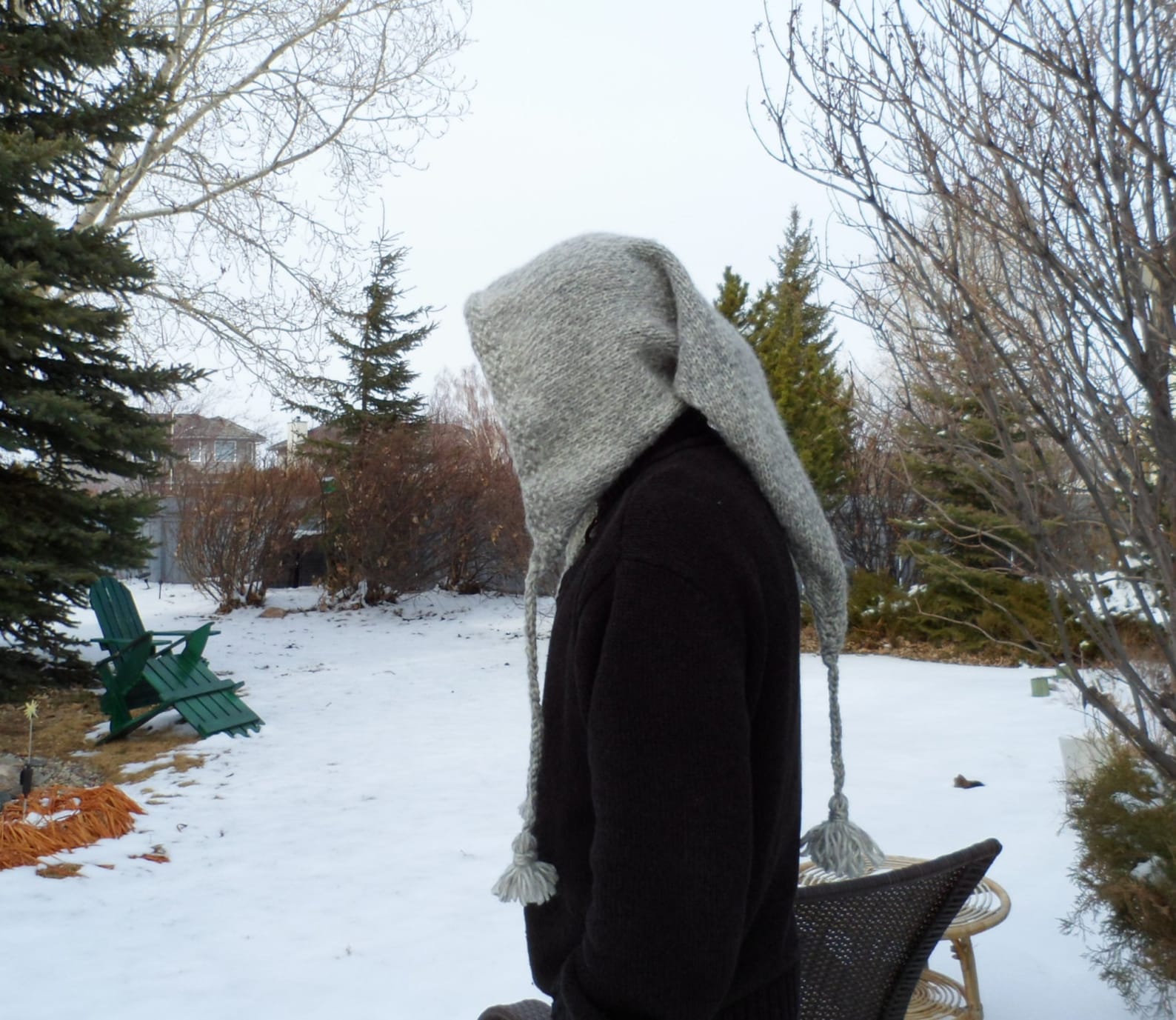 Knitted Elf Hood Pattern in Two Lengths - Etsy