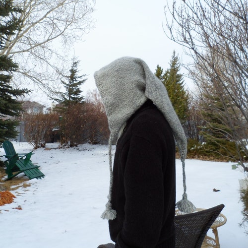 Knitted Elf Hood Pattern in Two Lengths - Etsy