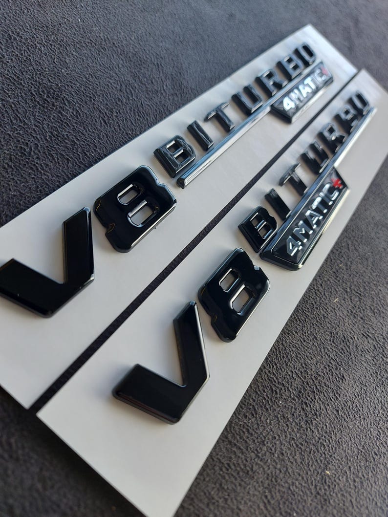 E63s AMG Set for Mercedes-benz Black Badge Kit New Glossy Black, Logo ...