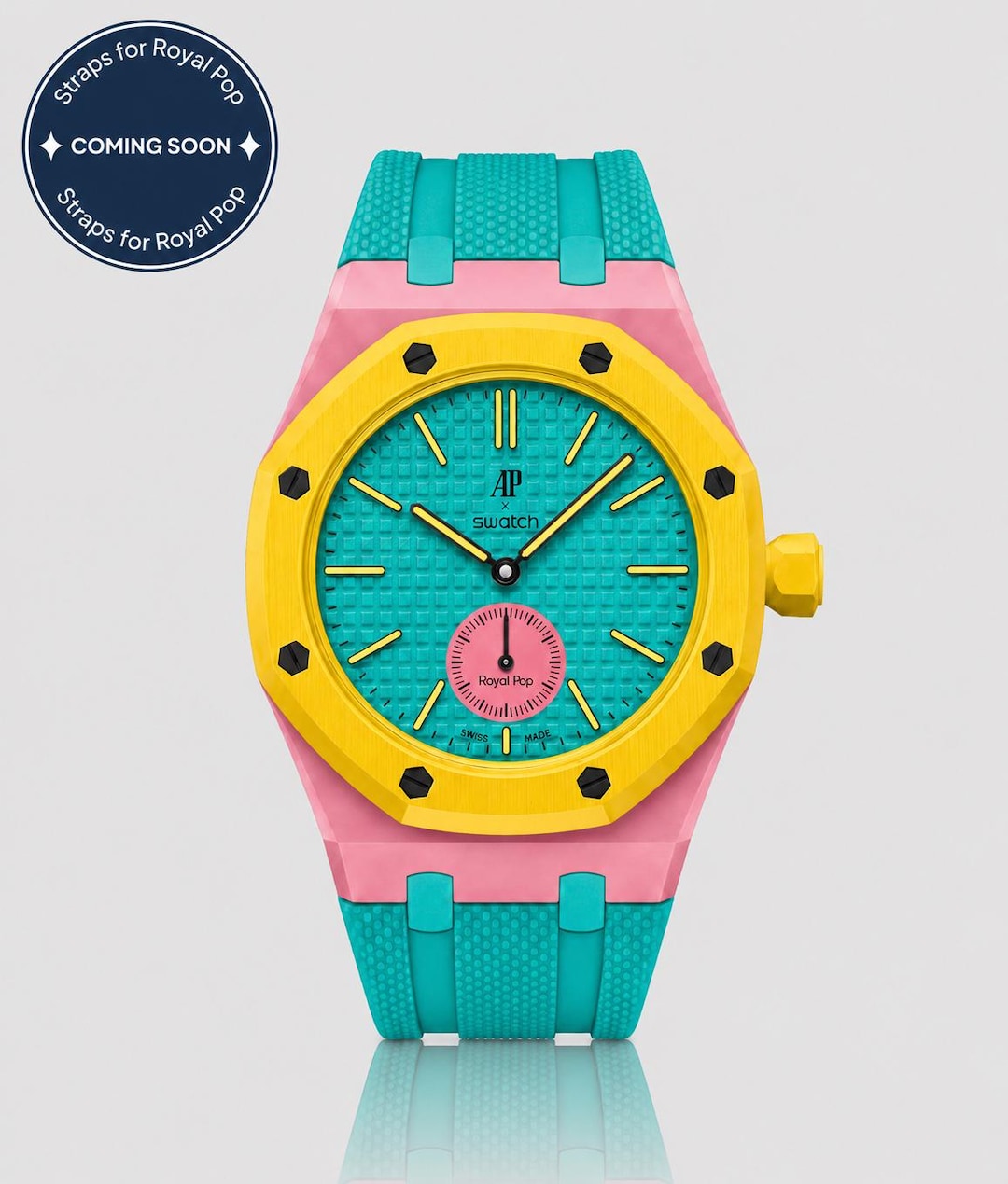 Watch Strap for AP X Swatch Royal Pop Bracelet Bracelet Otg Roz - Etsy