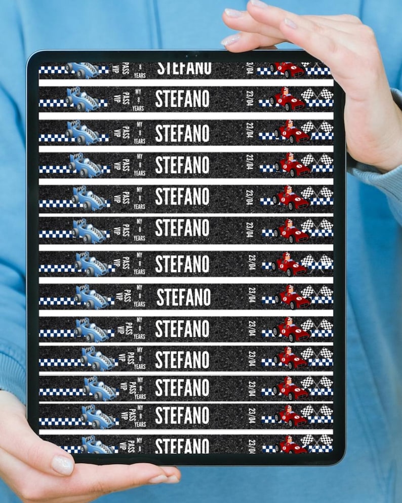 Tyvek Wristband Template Editable Canva | Digital Download | Customize ...