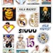 Real Madrid Stickers | Football Vinyl Decals | Waterproof Laptop & Car ...
