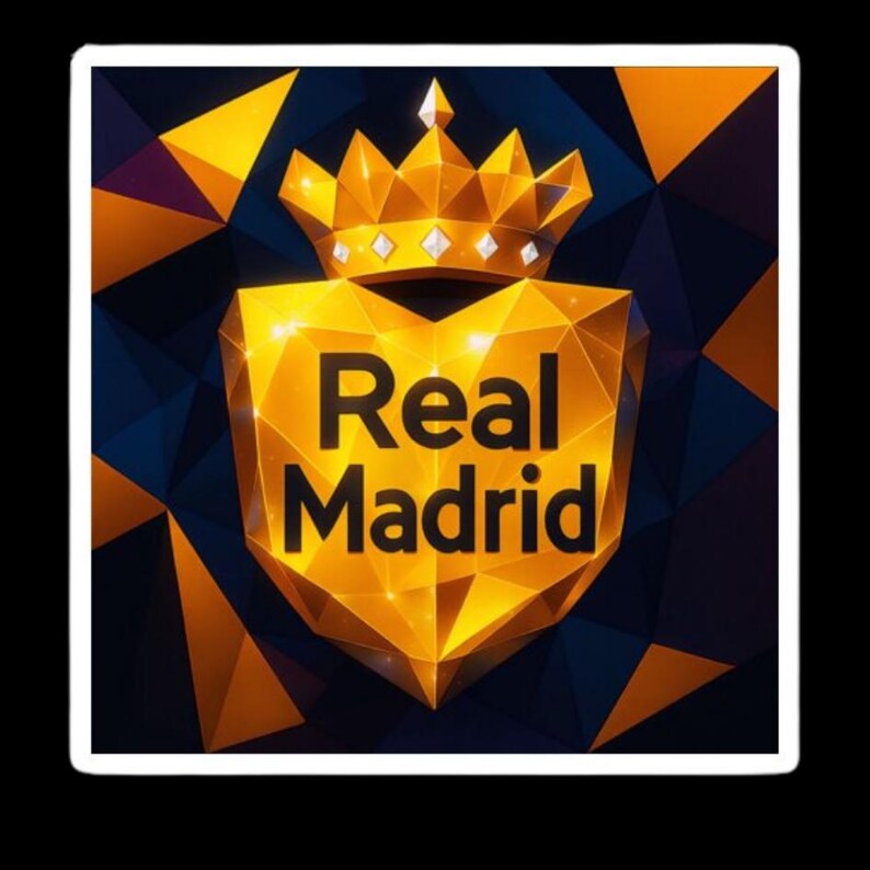 Real Madrid Stickers | Football Vinyl Decals | Waterproof Laptop & Car ...