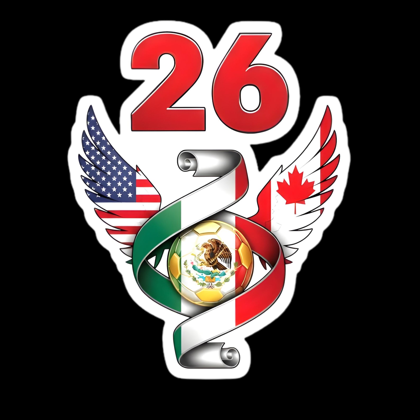 World Cup 2026 Stickers Pack – USA Canada Mexico | Football Vinyl ...