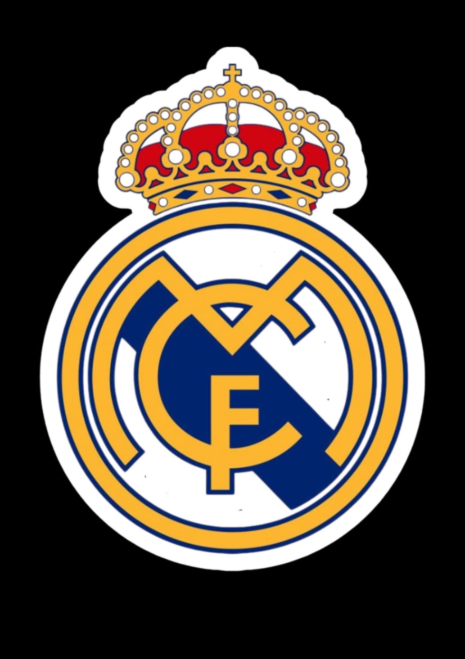 Real Madrid Stickers | Football Vinyl Decals | Waterproof Laptop & Car ...
