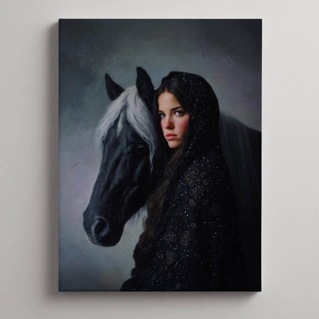 Nótt Goddess of Night Wall Art, Norse Mythology Print - Etsy