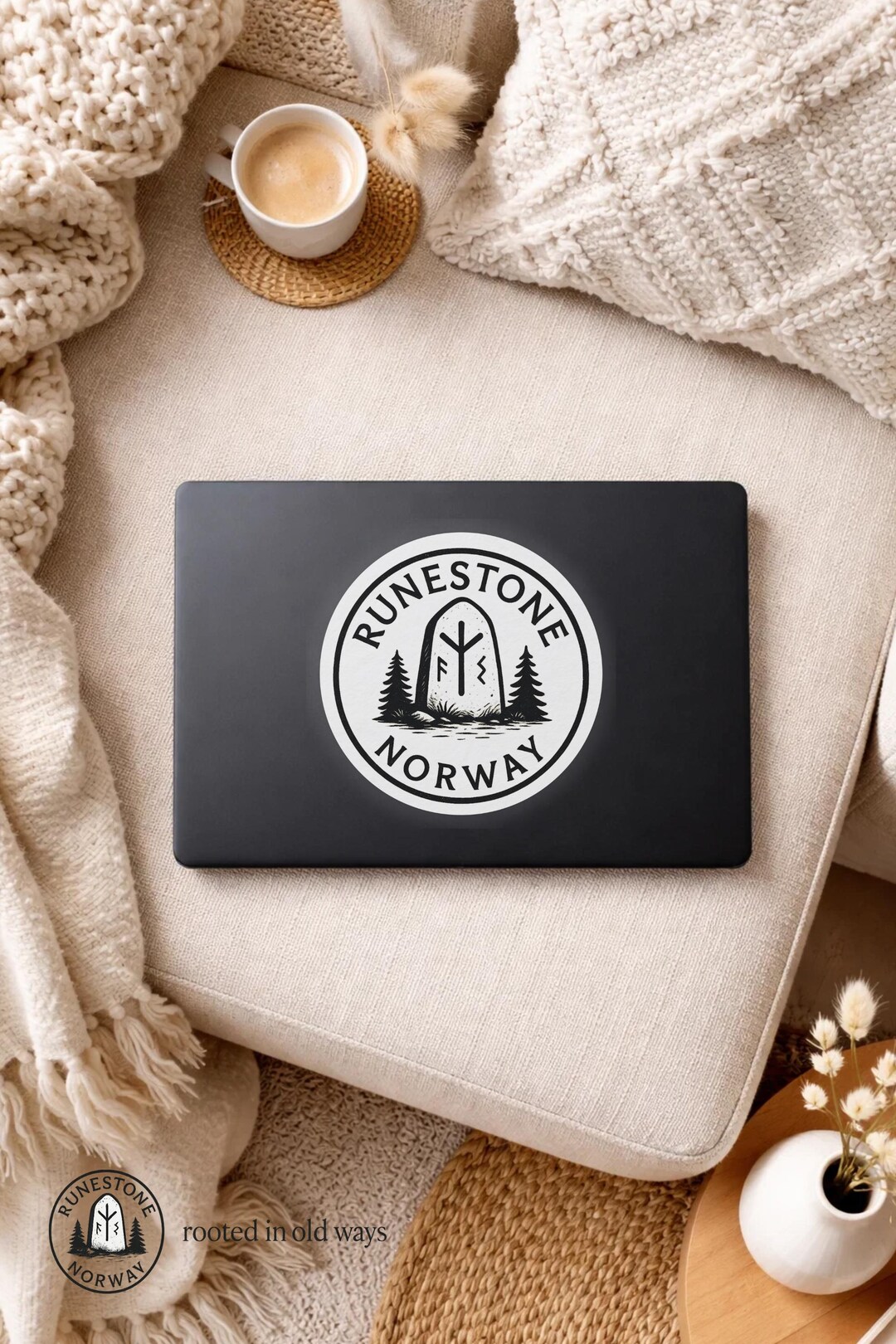 Runestone Norway Logo Sticker – Printable Viking Decal, Norse Emblem ...