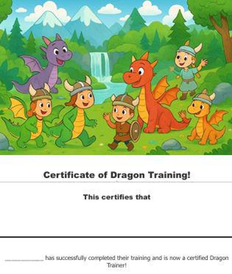 How to Train Your Dragon Activity Book for Kids - Fun Dragon Guide ...