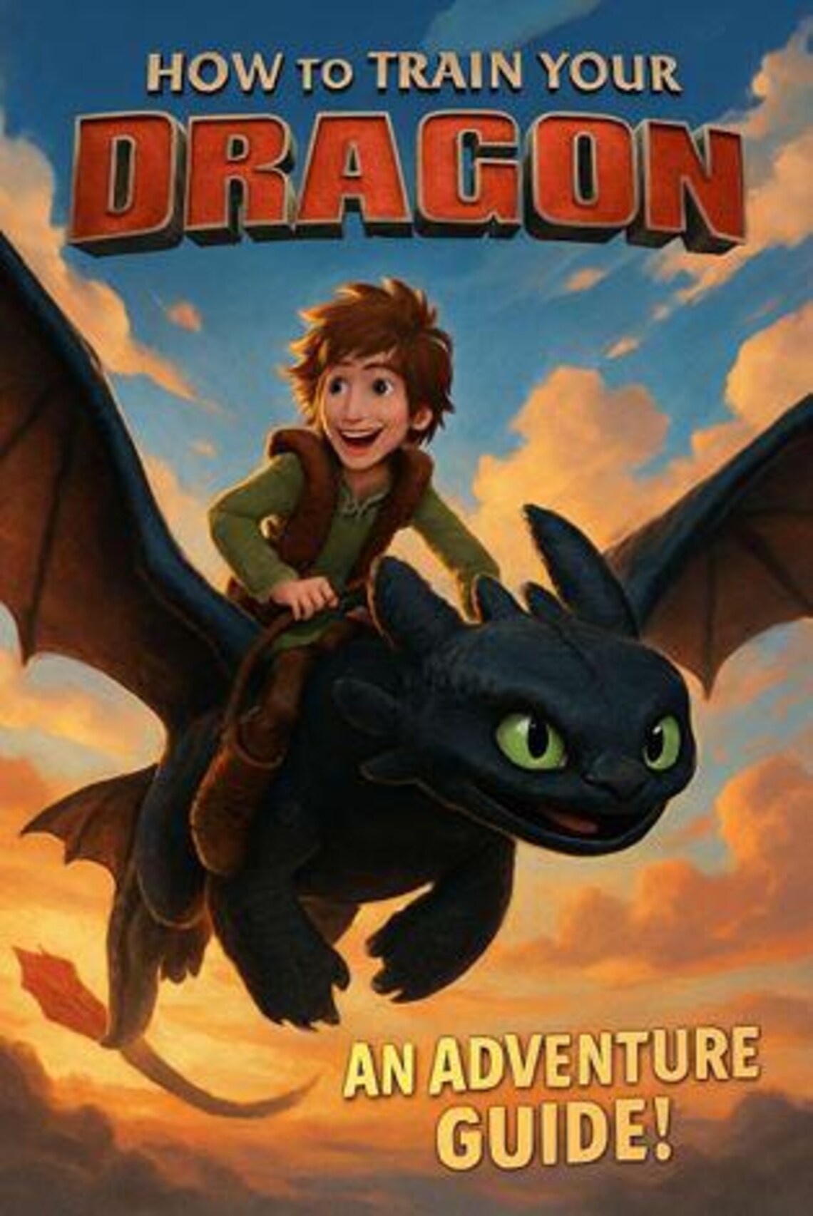 How to Train Your Dragon Activity Book for Kids - Fun Dragon Guide ...