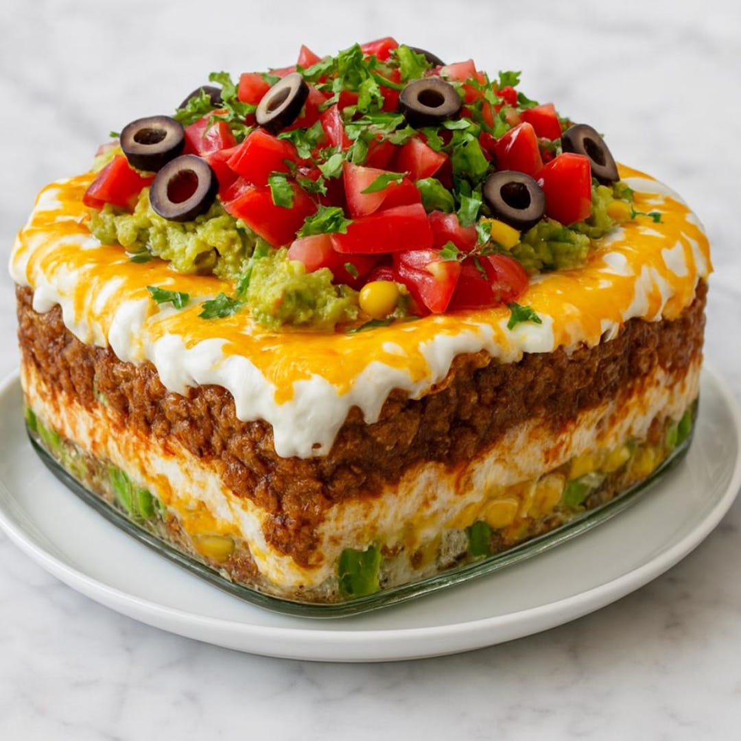 Vibrant Tex-mex Seven-layer Party Dip (instant PDF Download) - Etsy