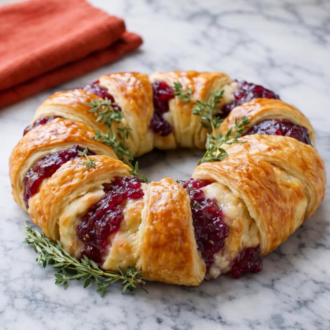 Golden Turkey Cranberry Crescent Ring Delight (instant PDF Download) - Etsy