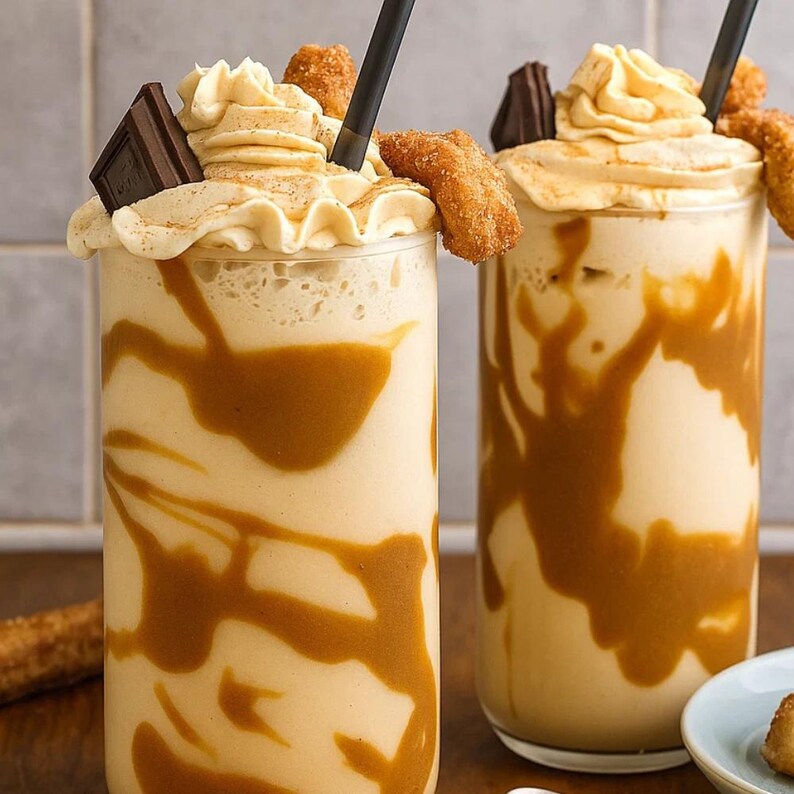 Dulce De Leche Milkshake Recipe: Caramel Bliss With Churros (PDF ...