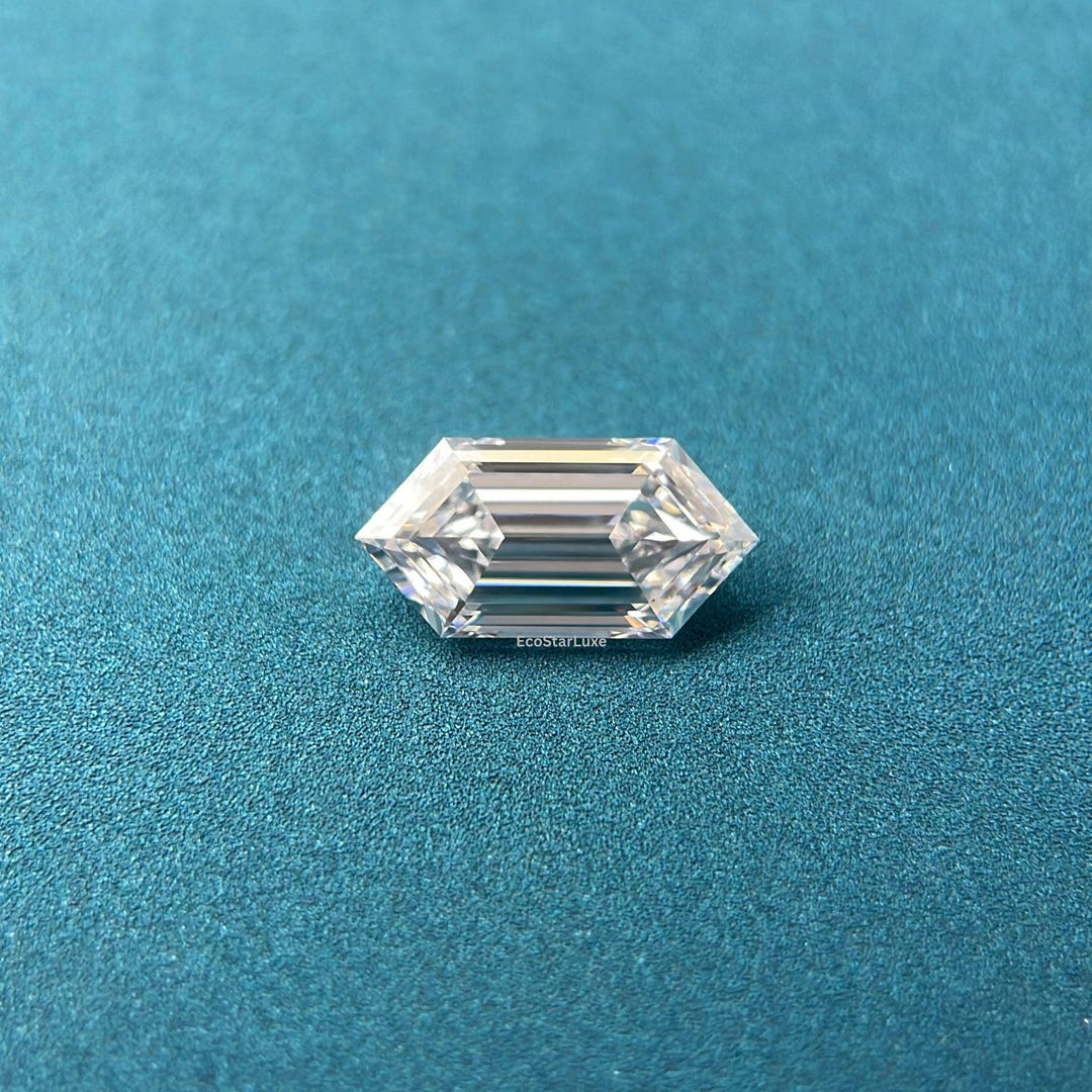 Hexagon Lab Grown Diamond | Antique Style, D-G Color, VVS Clarity - Etsy