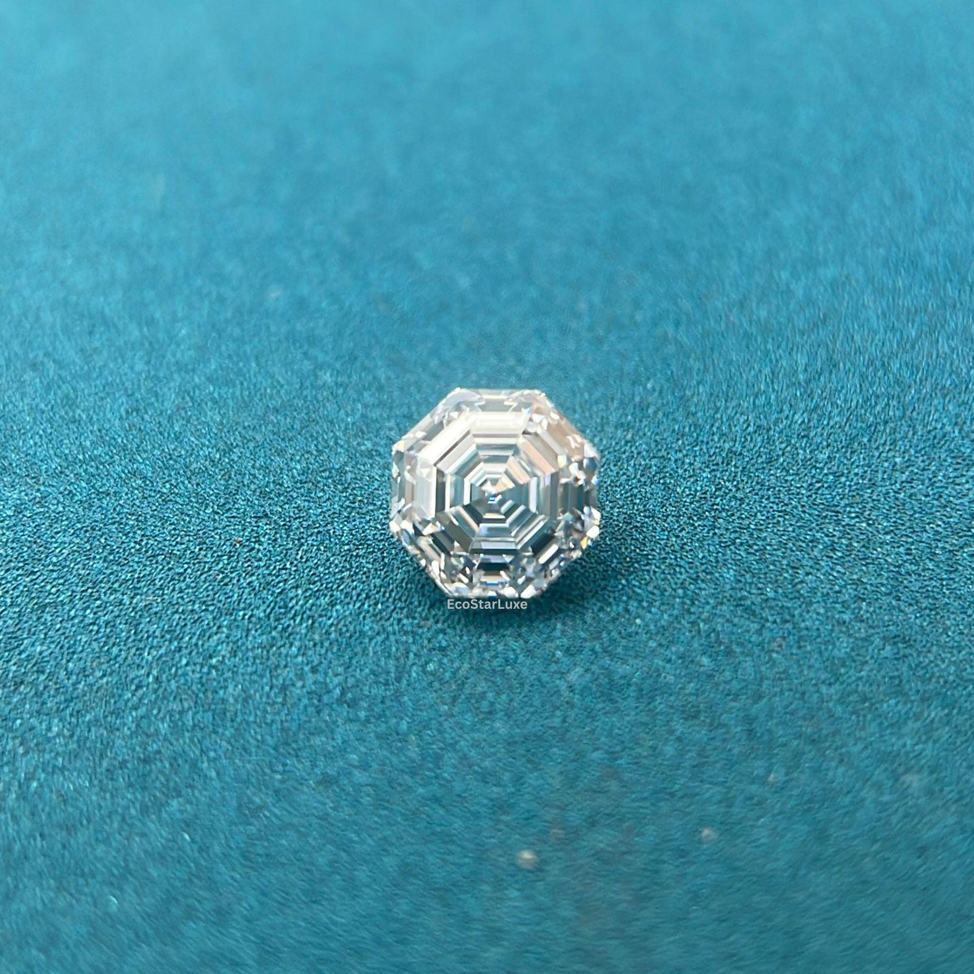 Octagon Cut Lab Grown Loose Diamond, D-E VVS Clarity Eco Friendly ...