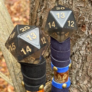 D20 Staff of Dungeon Mastery Nat 20 in Smoke DM4 - Etsy
