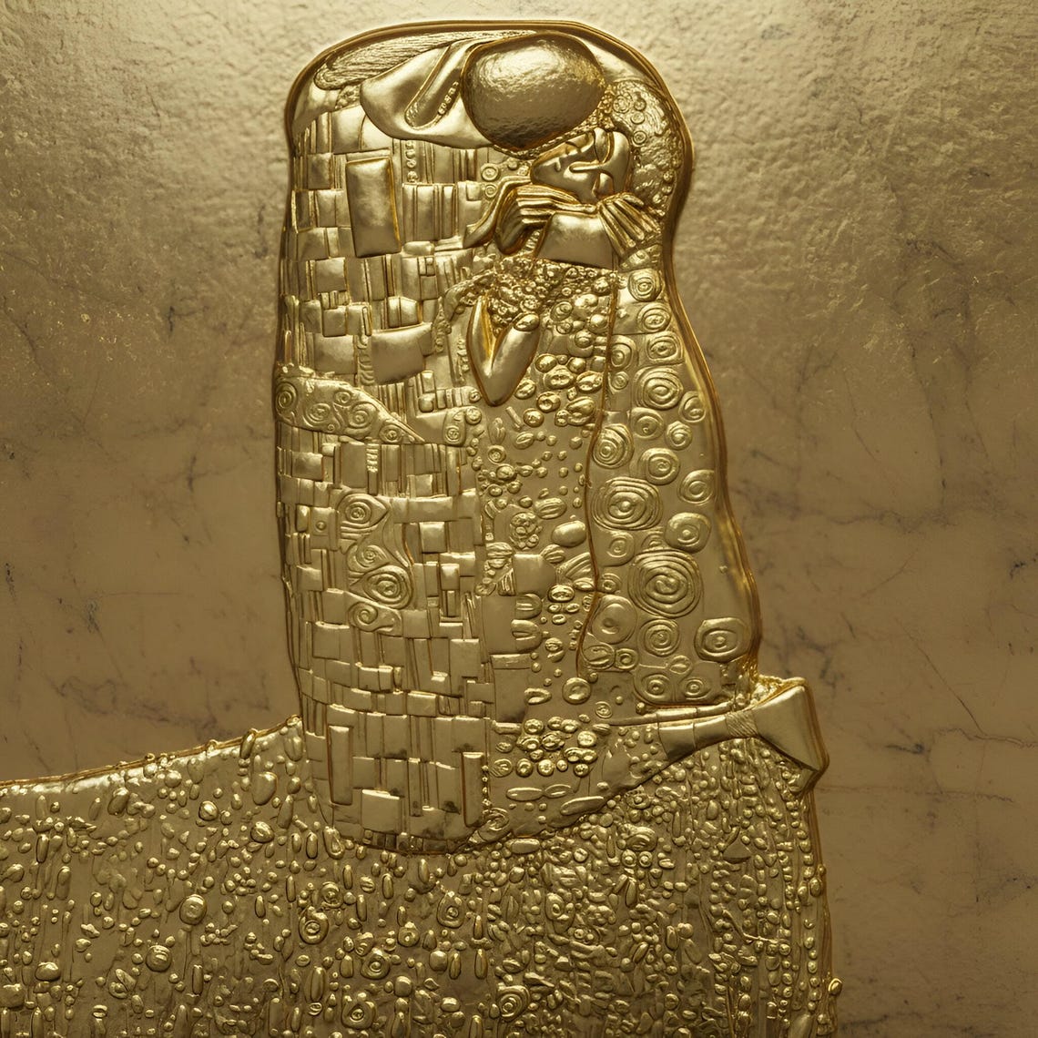 The Kiss 3D STL File, Gustav Klimt CNC Art, Digital Download for Wood ...