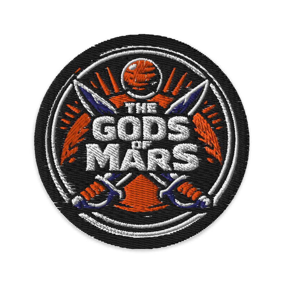 Barsoom Sword & Planet Crest Embroidery Patch - Etsy