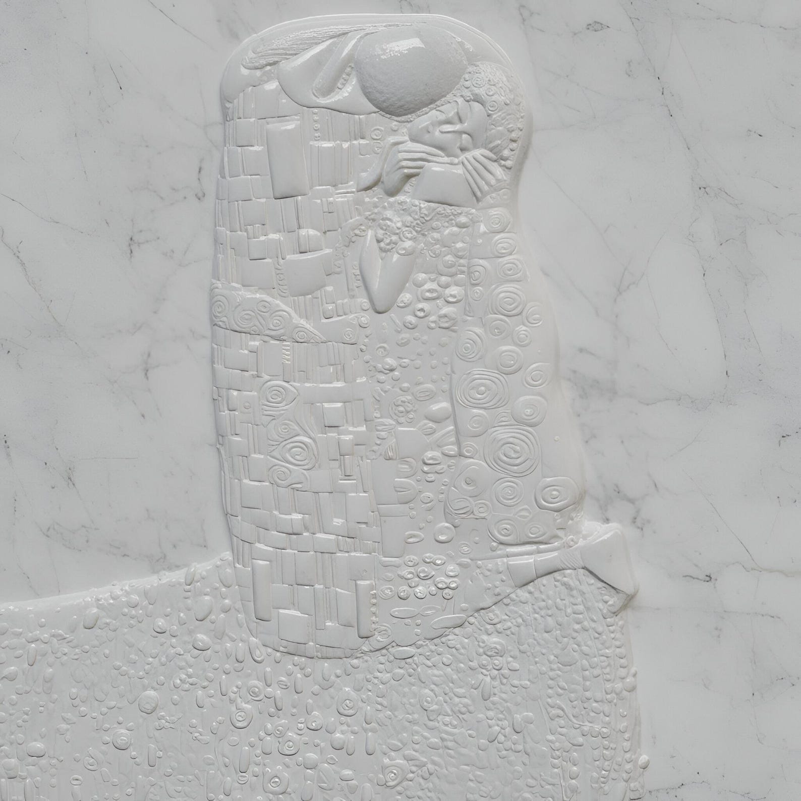 The Kiss 3D STL File, Gustav Klimt CNC Art, Digital Download for Wood ...