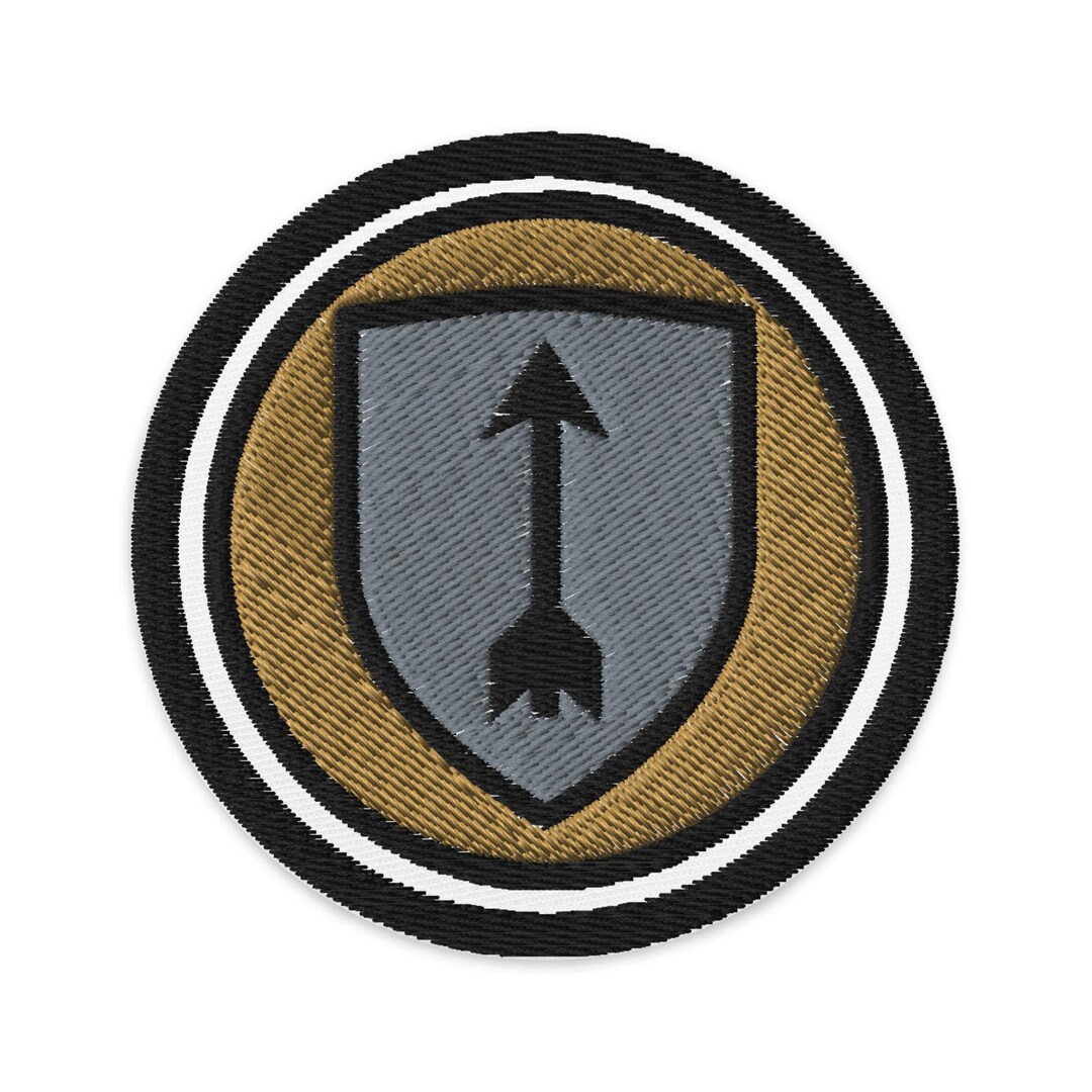 Black Arrow Sigil Patch | Embroidered Iron-on Emblem | Medieval ...