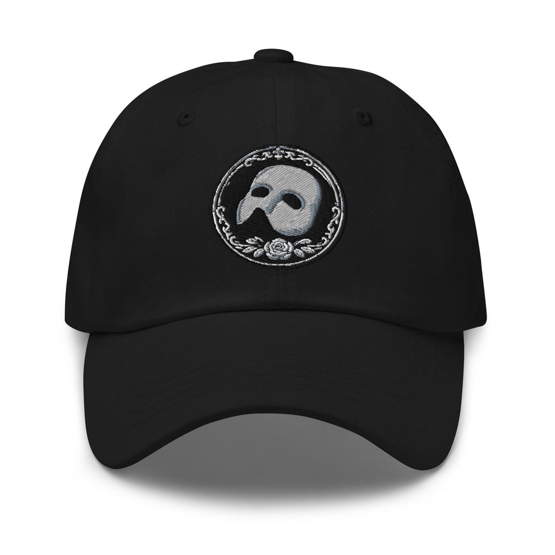 Phantom Mask Hat – Gothic Opera Ghost Cap, Dark Aesthetic Costume ...