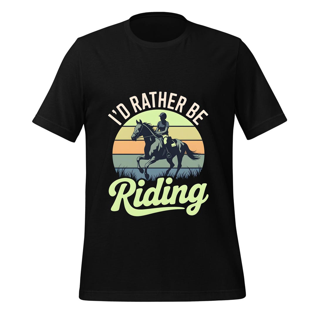 Digital Download - "i'd Rather Be Riding" Horse PNG - Etsy