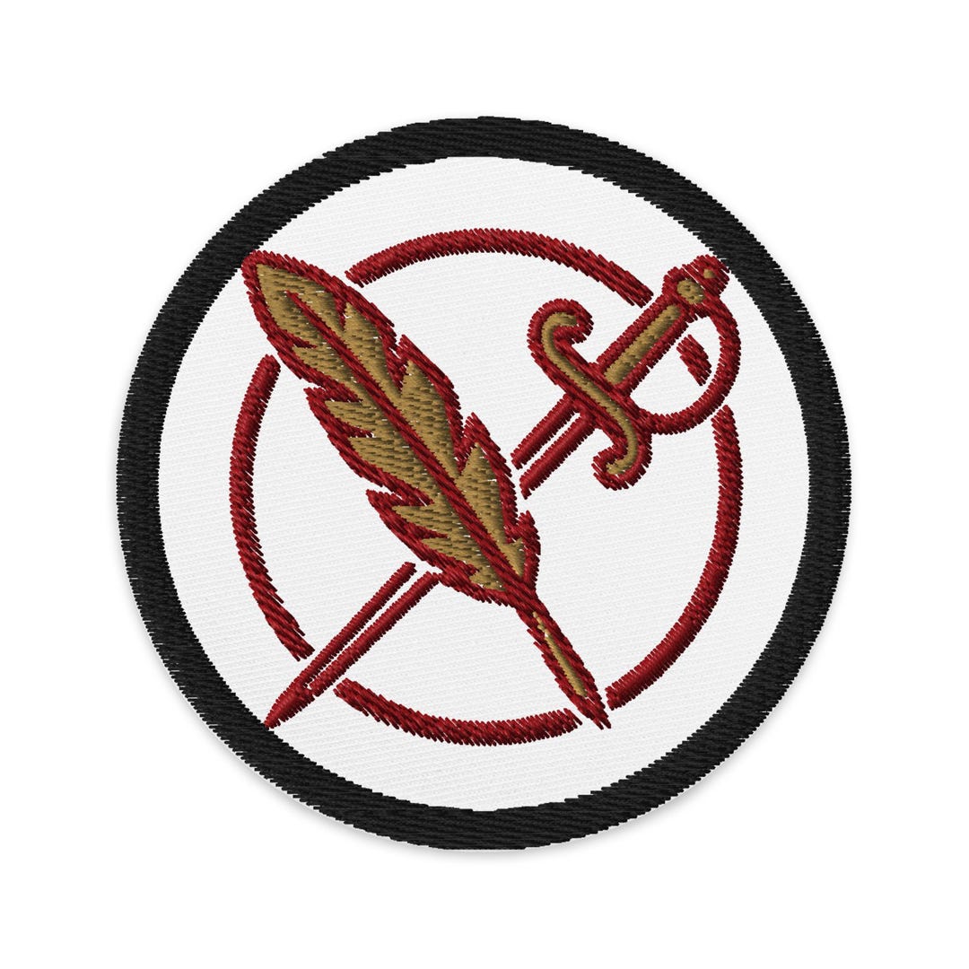 Musketeer Feather Quill & Rapier Patch - Etsy