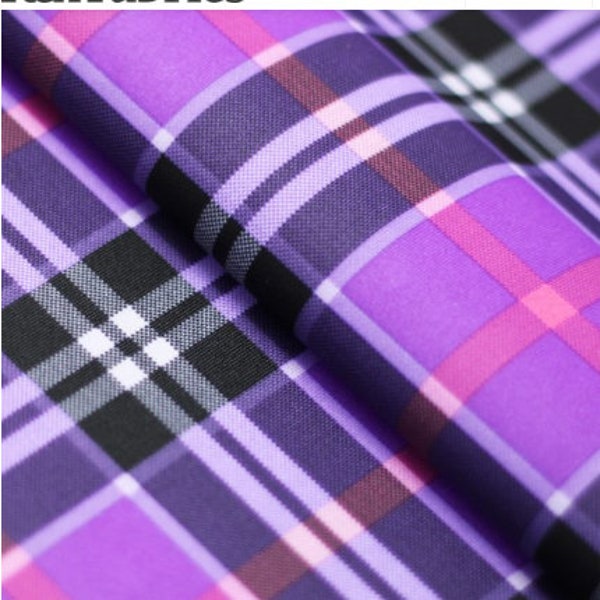Stretch Plaid Fabric - Etsy