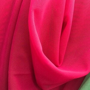4-way Stretch Power Mesh - Fuschia - Etsy