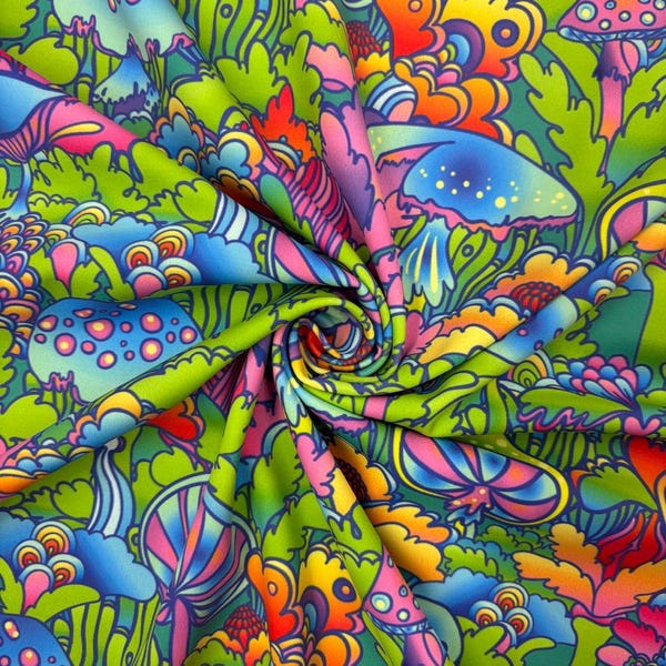 Trippy Fabric - Etsy