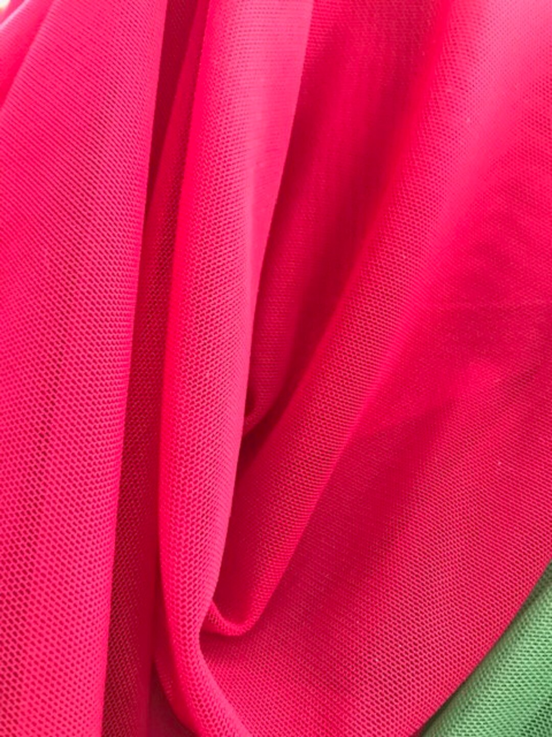 4-way Stretch Power Mesh - Fuschia - Etsy