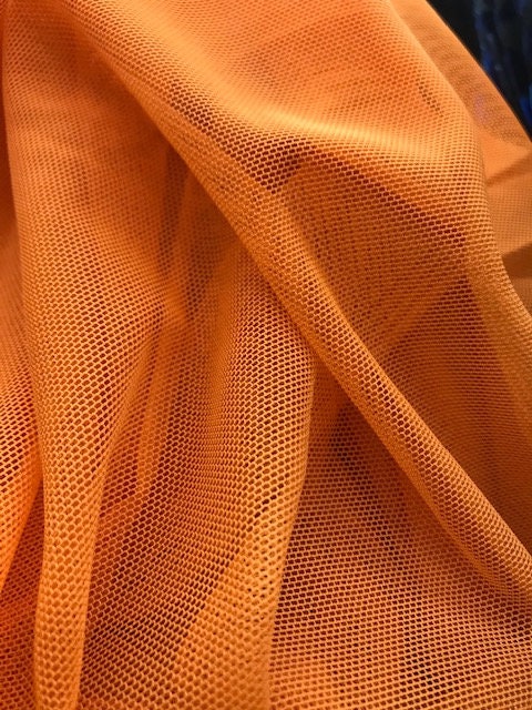 4-way Stretch Power Mesh - Light Orange - Etsy