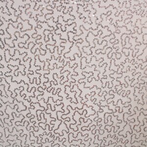 4-way Stretch Sequin Mesh Fabric - White - Etsy