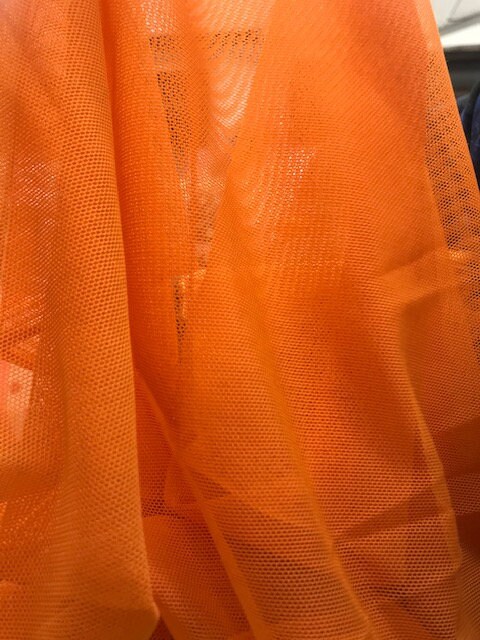 4-way Stretch Power Mesh - Light Orange - Etsy