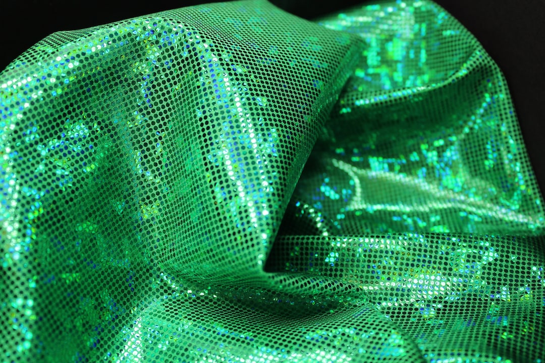Kelly Green Shattered Glass Spandex - 4- Way Stretch Fabric - Etsy