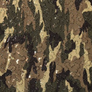 4-way Stretch Sequin Mesh Printed Fabric Classic Camouflage - Etsy