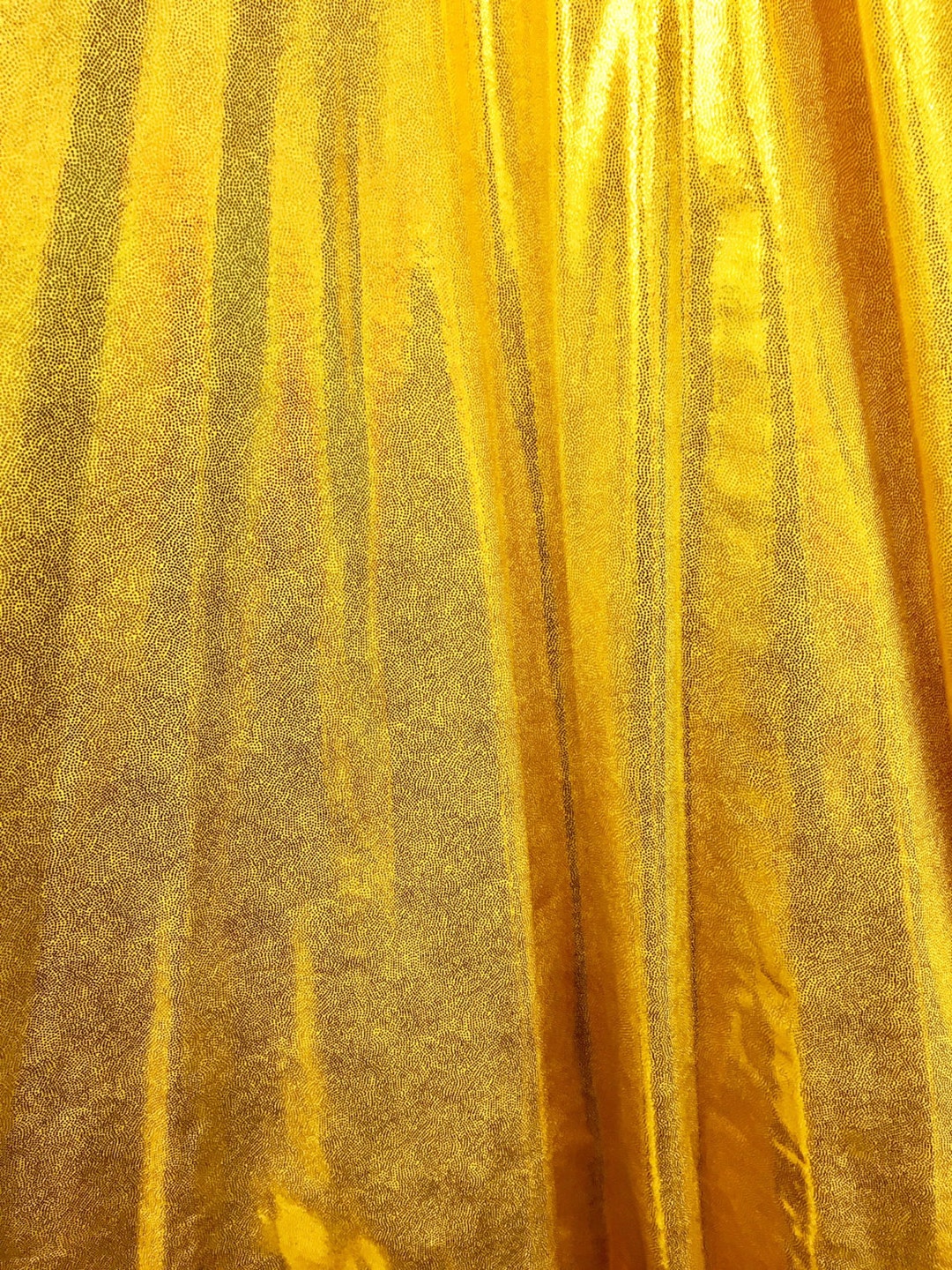 4-way Stretch Mystique Metallic Spandex Fabric - Yellow - Etsy