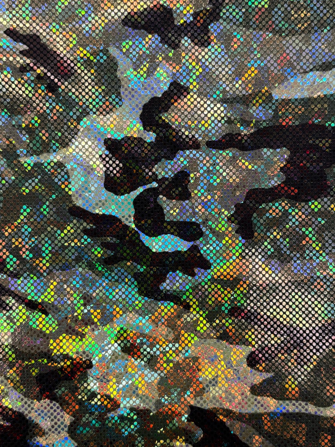Camo Print Shattered Glass Spandex - Etsy