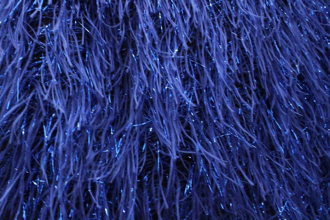 Blue Tinsel Fringe- Royal Blue - Etsy
