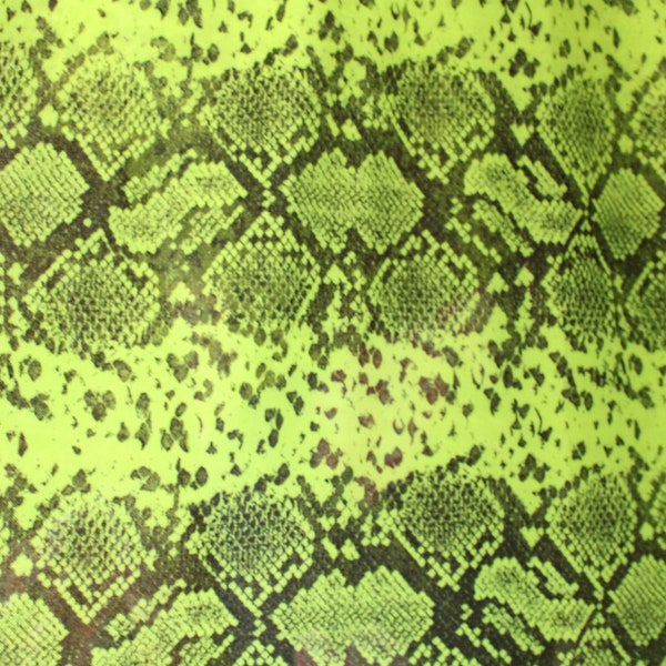 Spandex Green Snake Fabric - Etsy