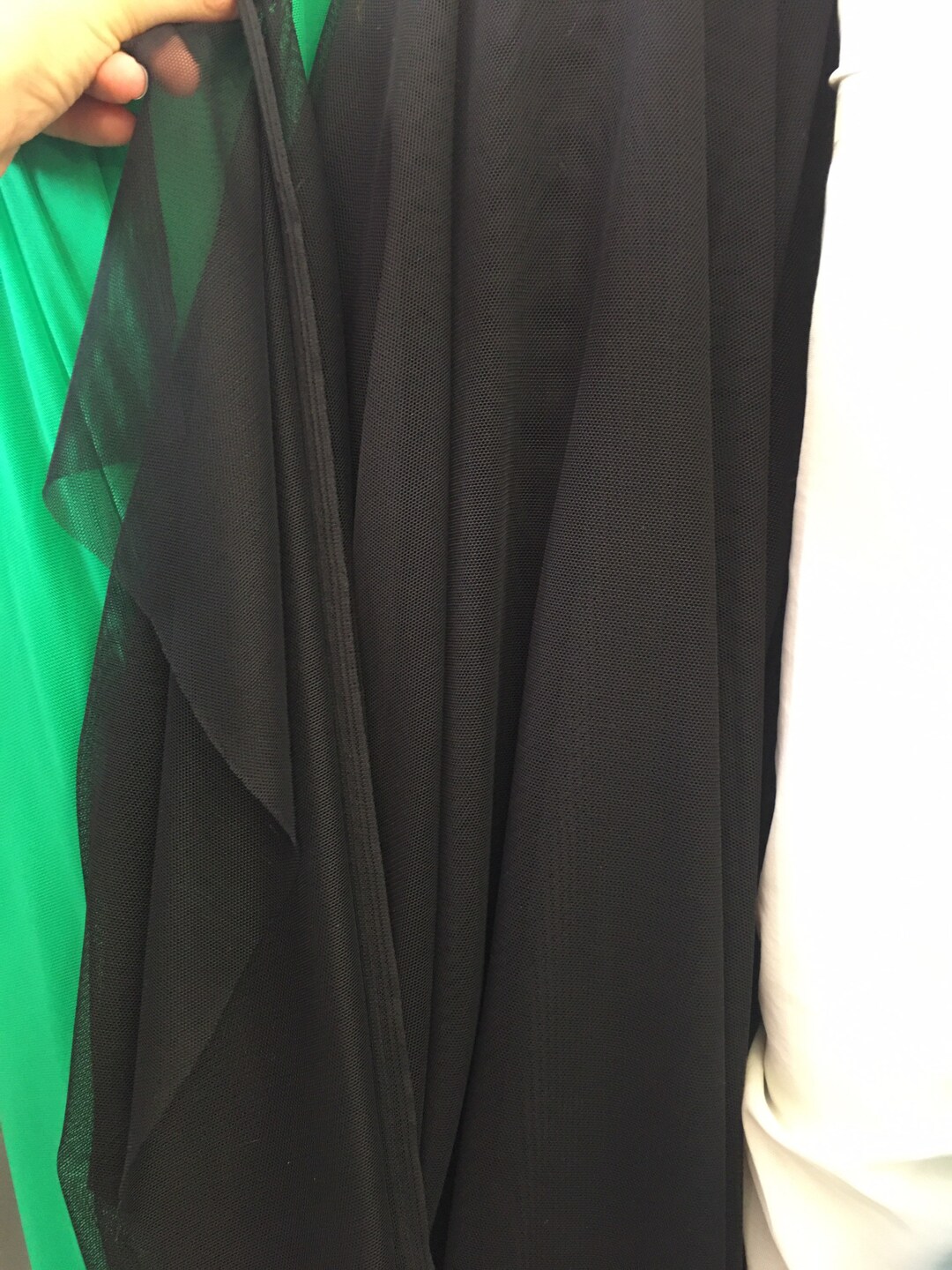4-way Stretch Power Mesh - Black - Etsy